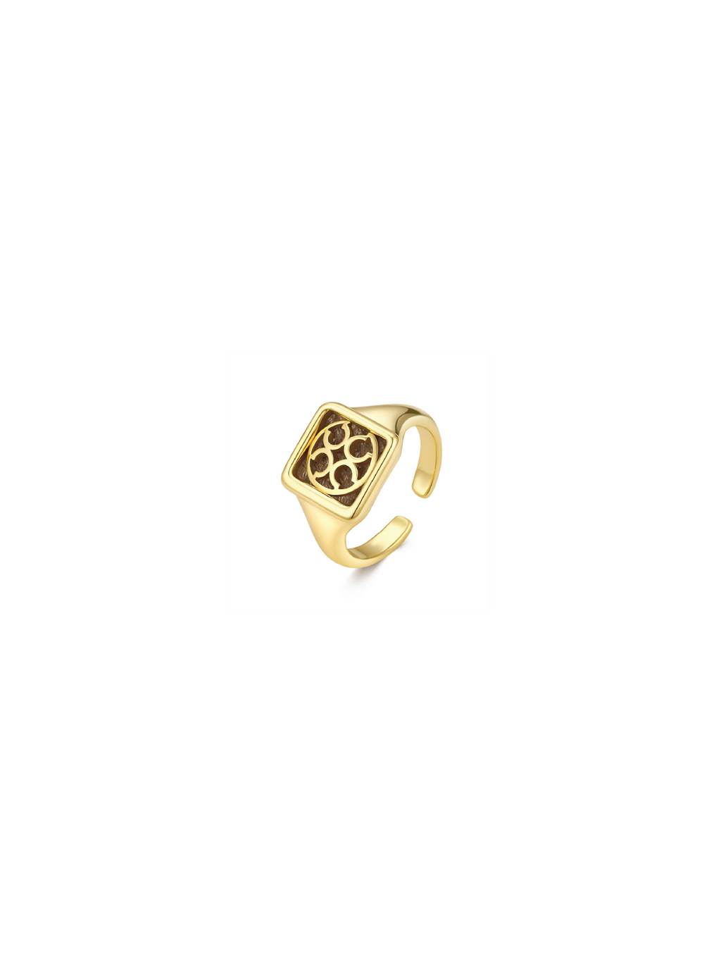 Lucky Moment Ring – Orange Cube