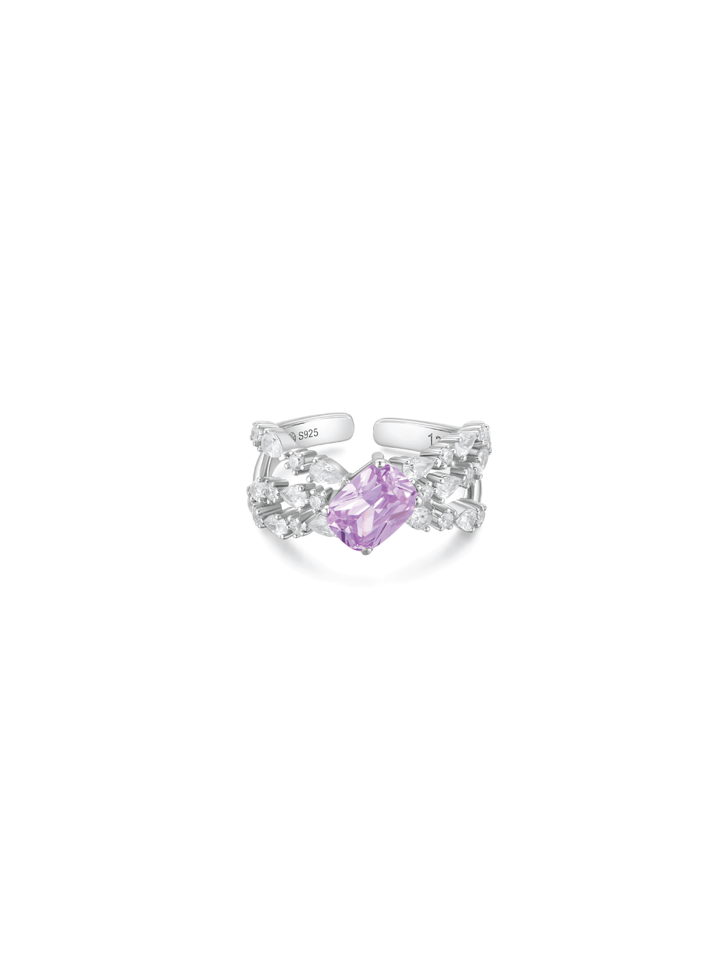 Infinity Link Ring (White) | Orange Cube