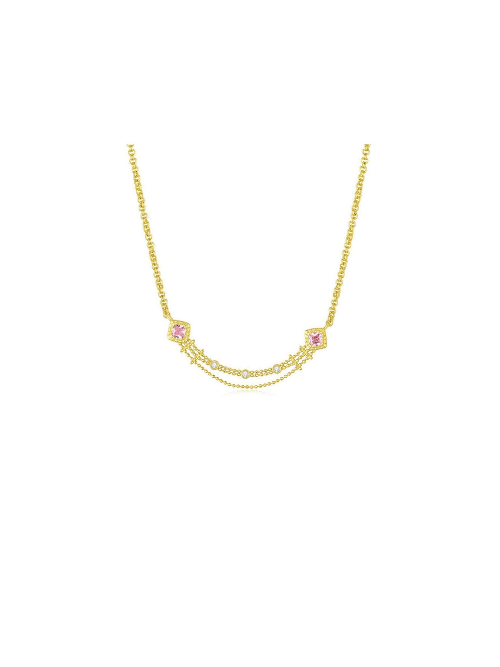 Beam Necklace | Orange Cube