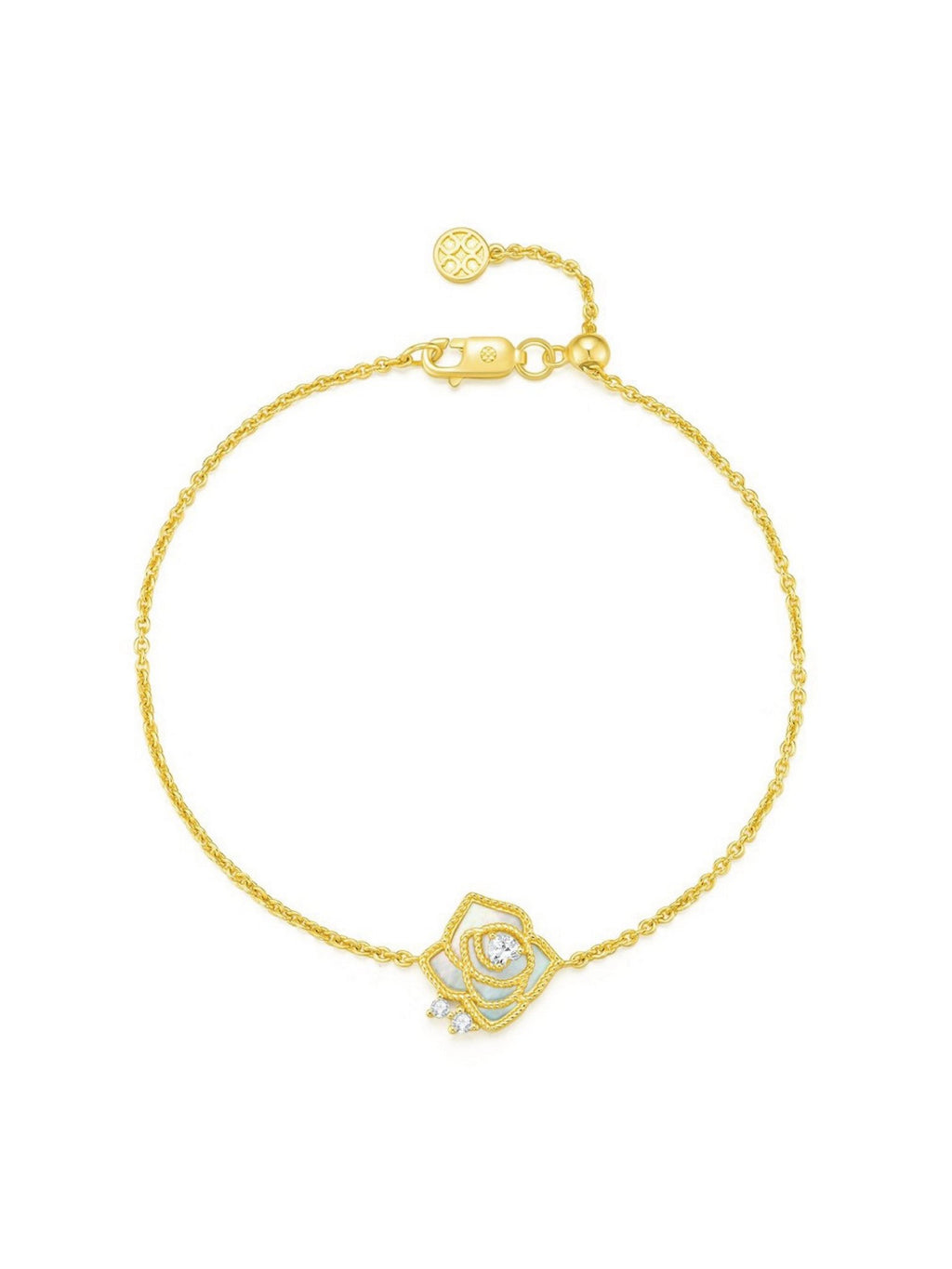 Everlasting Rose Bracelet | Orange Cube