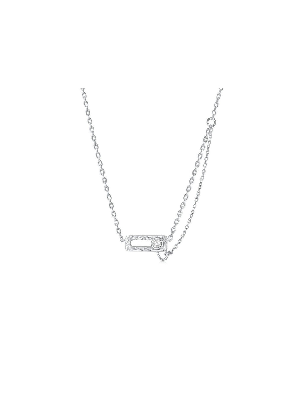 Vitality Lock Necklace(White) | Orange Cube